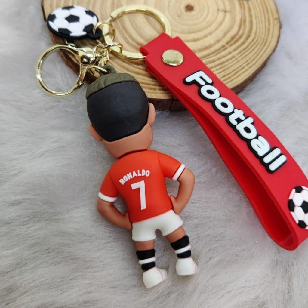 Fancy Silicon Keychains - Football Player Cristiano Ronaldo