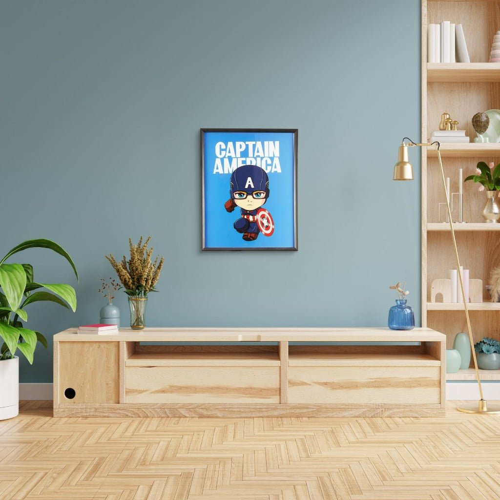 Wall Frames - Animated Captain America Frame