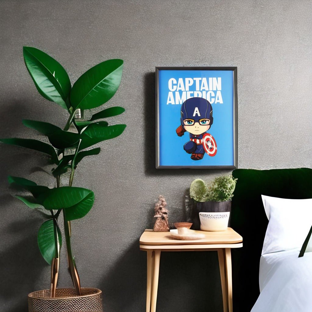 Wall Frames - Animated Captain America Frame