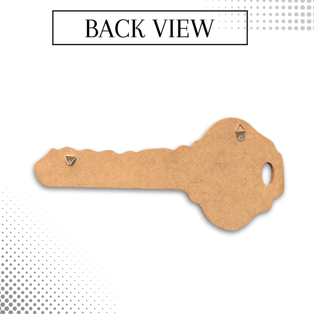 Wall Key Hooks - Key Shape Holders (6 Colors)